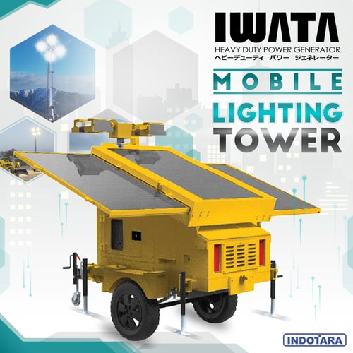 PT. Indotara Persada - Jual Mobile Solar Light Tower / Lampu Sorot ...