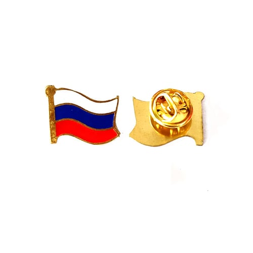Mulyo Creative - Jual Pin Bendera Rusia - Flag Pin Russia | Ralali.com