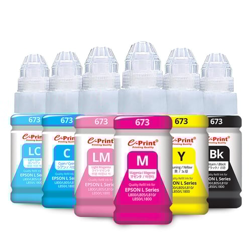 e-Print - Jual Tinta e-Print Printer Epson L - Series 673 - 80 ml ...
