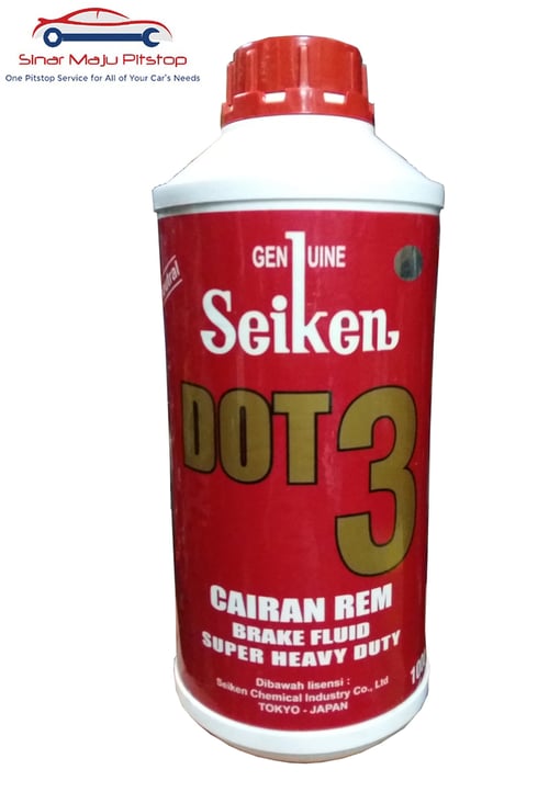 Sinar Maju Pitstop - Jual SEIKEN DOT 3 Minyak Rem Merah Netral Original ...