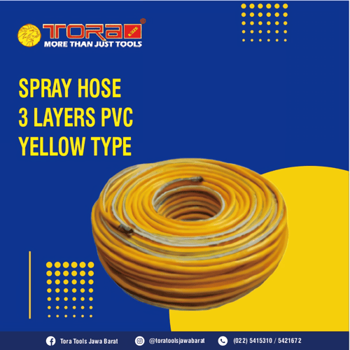 Hobby Tools - Jual TORA TOOLS SELANG ANGIN TEKANAN TINGGI PVC KUNING 10 ...