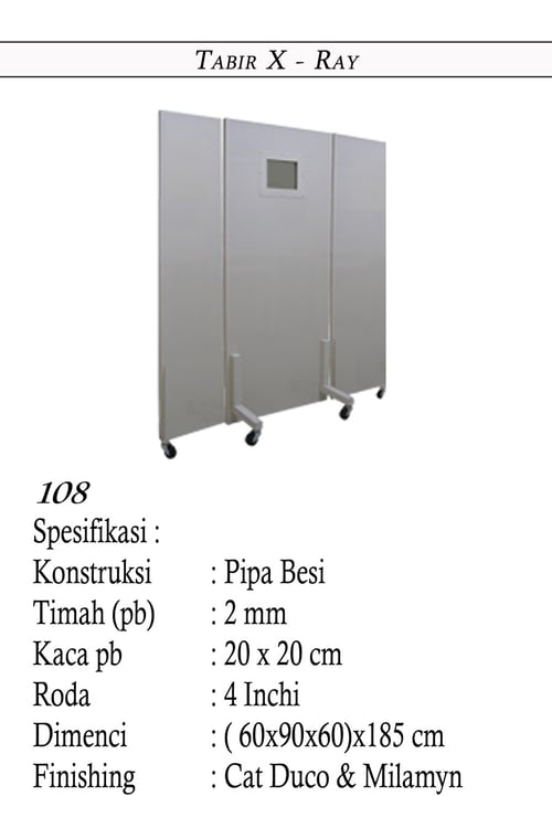 Anita Medika - Jual Tabir X Ray Radiologi Rumah Sakit 3 Bidang | Ralali.com