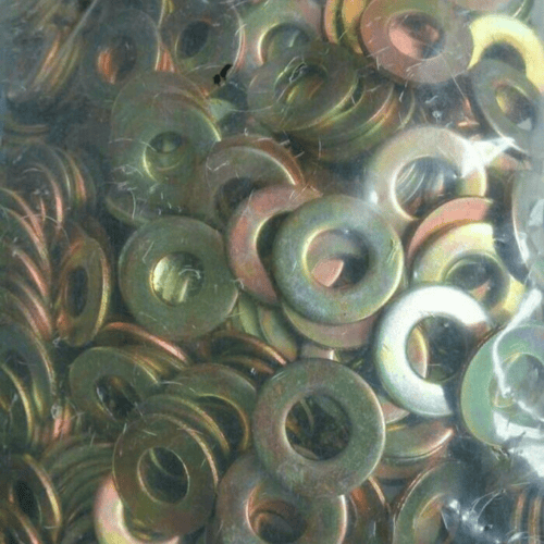 Baut Mandiri - Jual ring plat besi kuning m12 isi 100 washer galvanis ...
