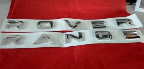zofezbigbikes - Jual Emblem Chrome Range Rover Letters | Ralali.com