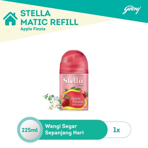 Godrej Distribution Indonesia - Jual STELLA MATIC REFILL APPLE FIESTA ...