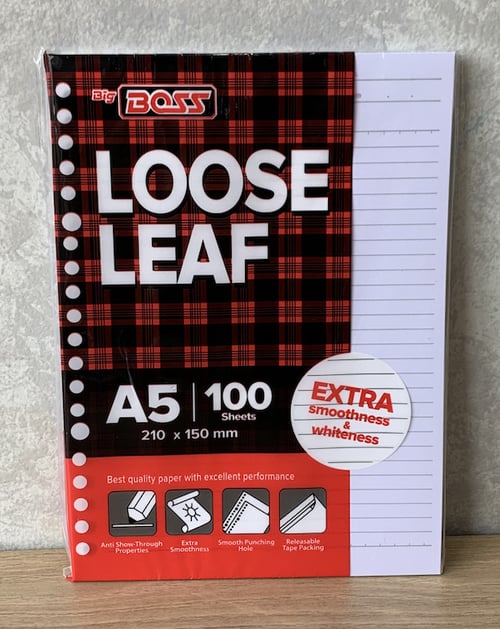 SC Saima Ana - Jual Loose Leaf/ Isi Kertas File/ Binder A5 - 100 Lembar ...