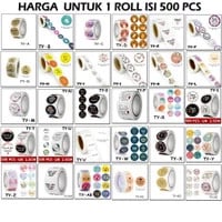 SC Yutama Ernando - Jual 500 PCS THANK YOU STICKER LABEL KEMASAN KUE ...