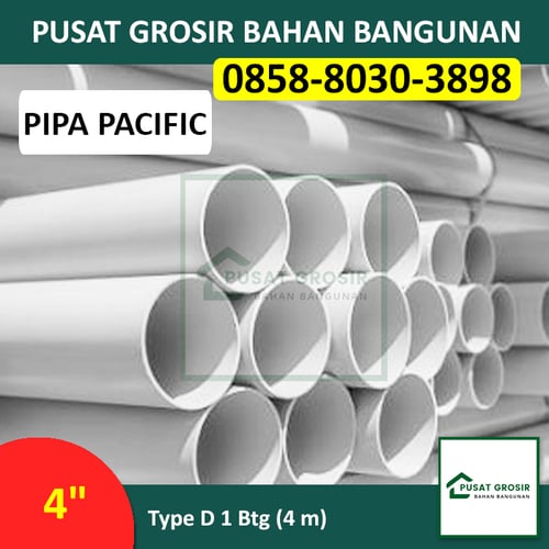 Pusat Grosir Bahan Bangunan - Jual Pipa PVC 4 Inch D Merek Pacific ...