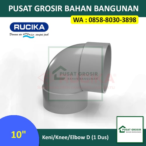 Pusat Grosir Bahan Bangunan - Jual Fitting Rucika Keni/Knee 10 inch D ...