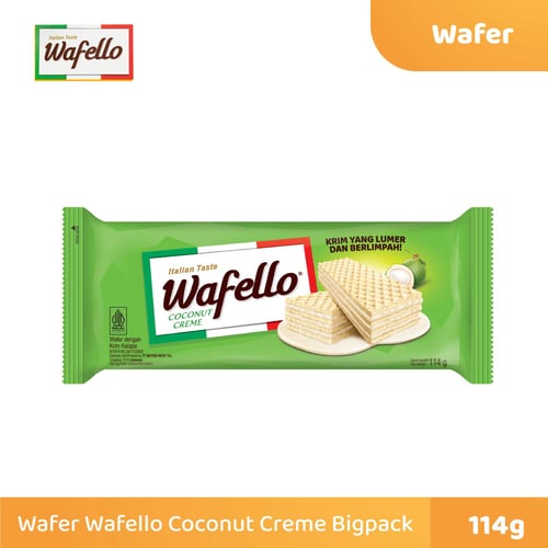 Mayora Official Store - Jual Wafer Wafello Coconut Creme Bigpack ...