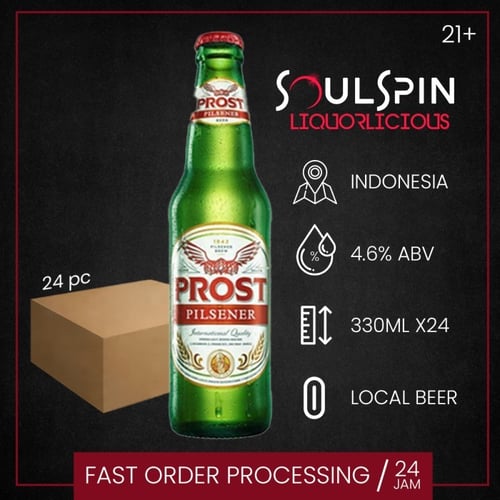 SOULSPIN CIGARS - Jual Prost Pilsener Merah 330ml (24 botol) | Ralali.com